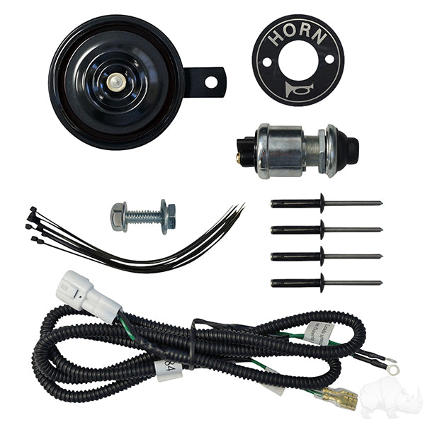 RHOX Golf Cart Plug and Play Horn Kit 12V